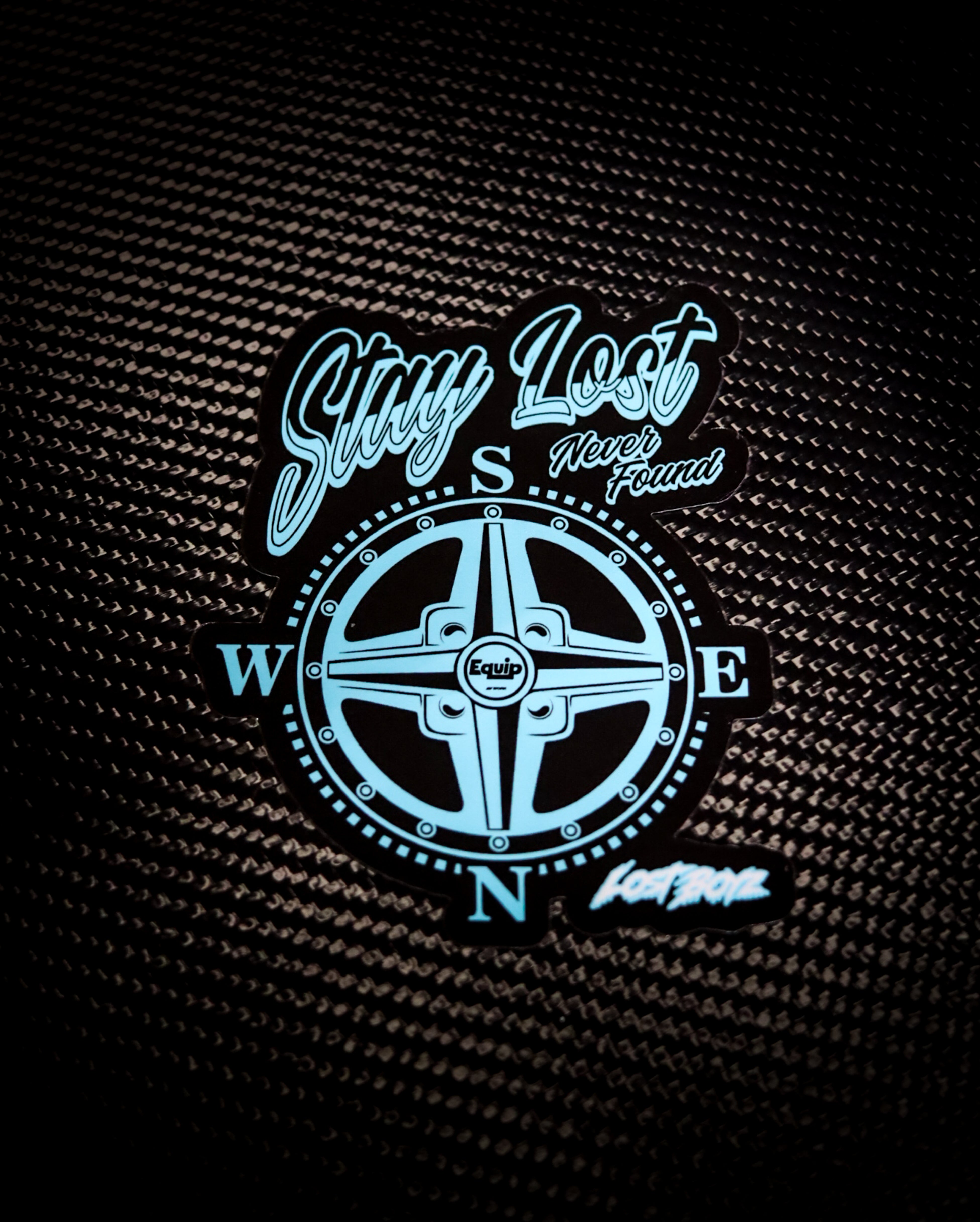 Stay Lost Sticker – Lostboyz co.